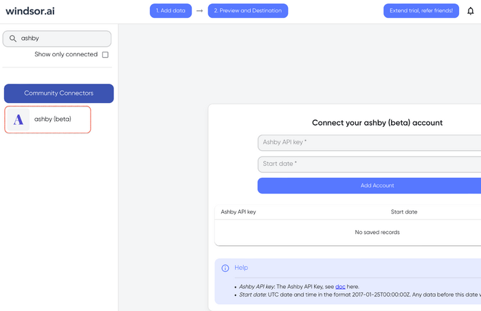 Connect Ashby to Looker Studio • Integration and Automated Reporting