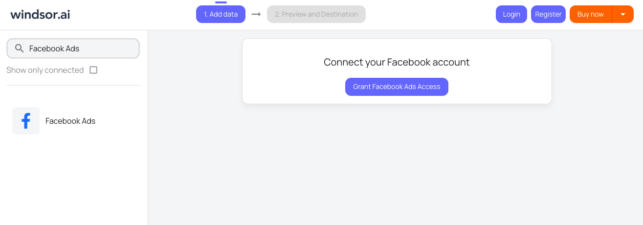 Connect Facebook Ads to Databricks with no code | Windsor.ai