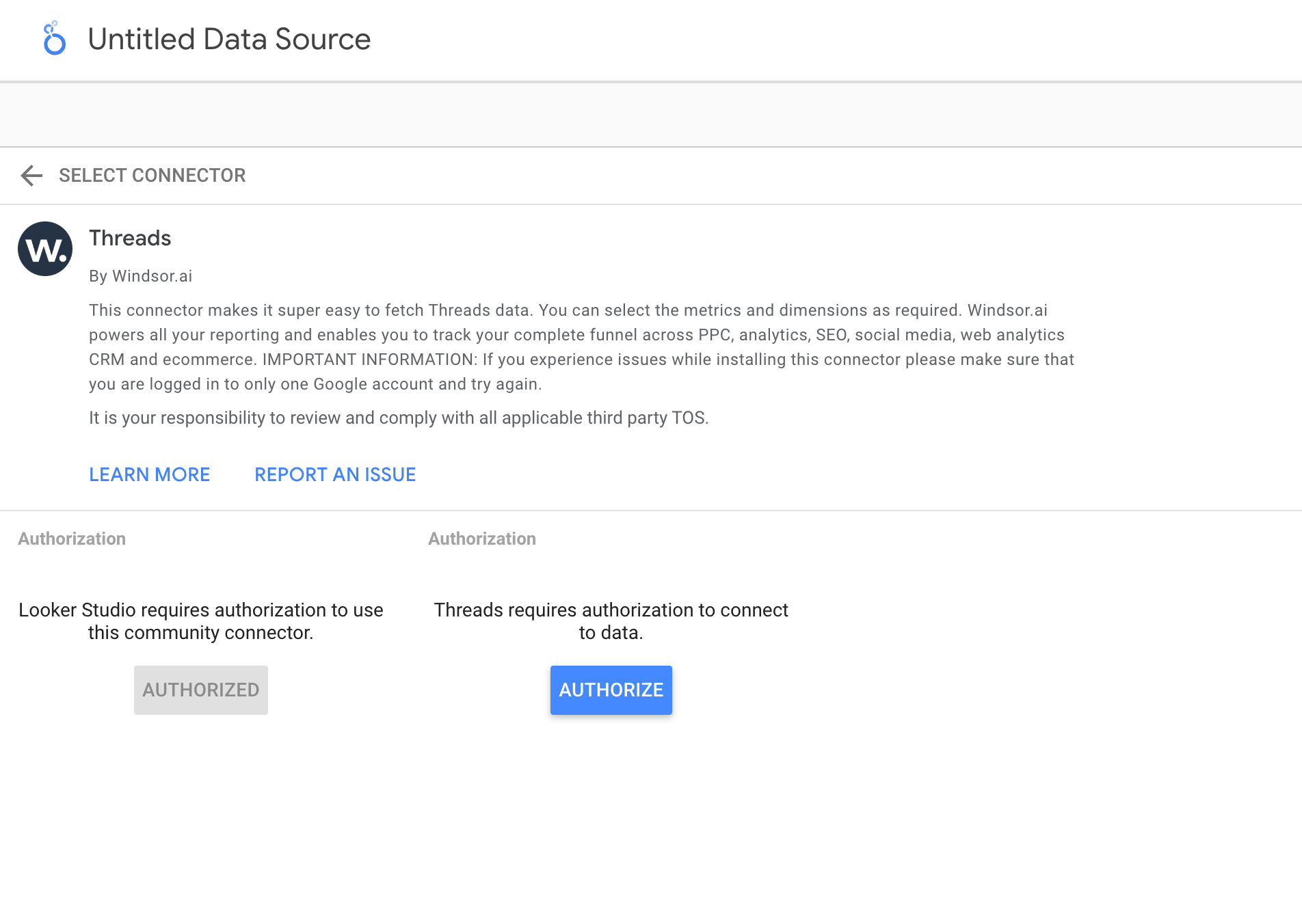 Connect Threads to Looker Studio with no code | Windsor.ai